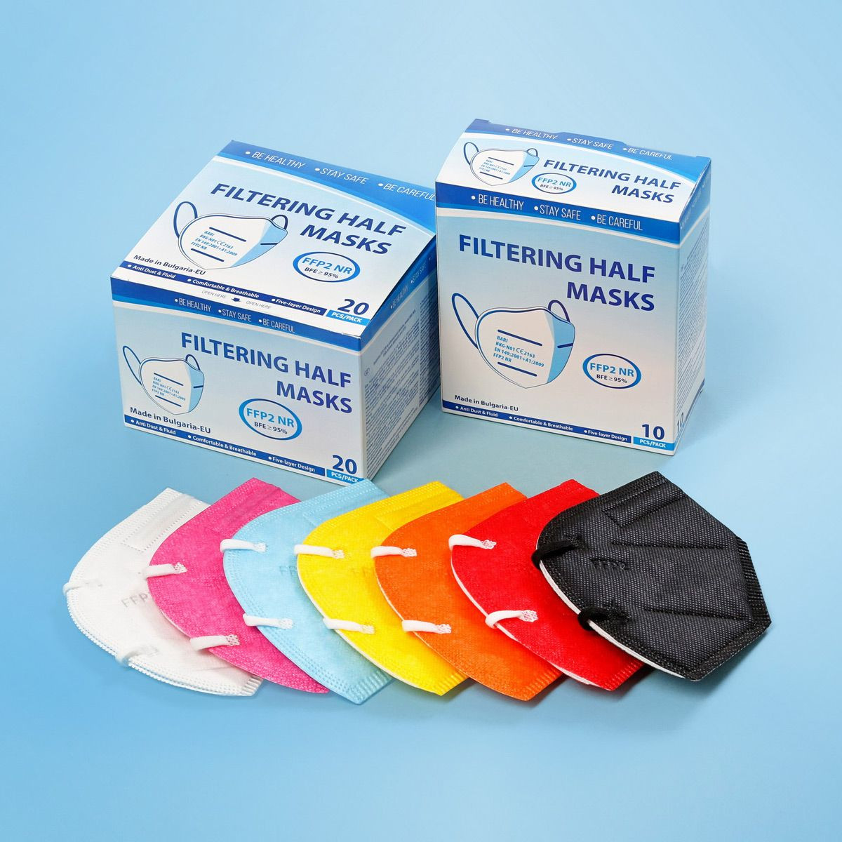 Buy Filtering Half Mask Ffp2 Nr - Blue from Bari KBK Group, Bulgaria ...