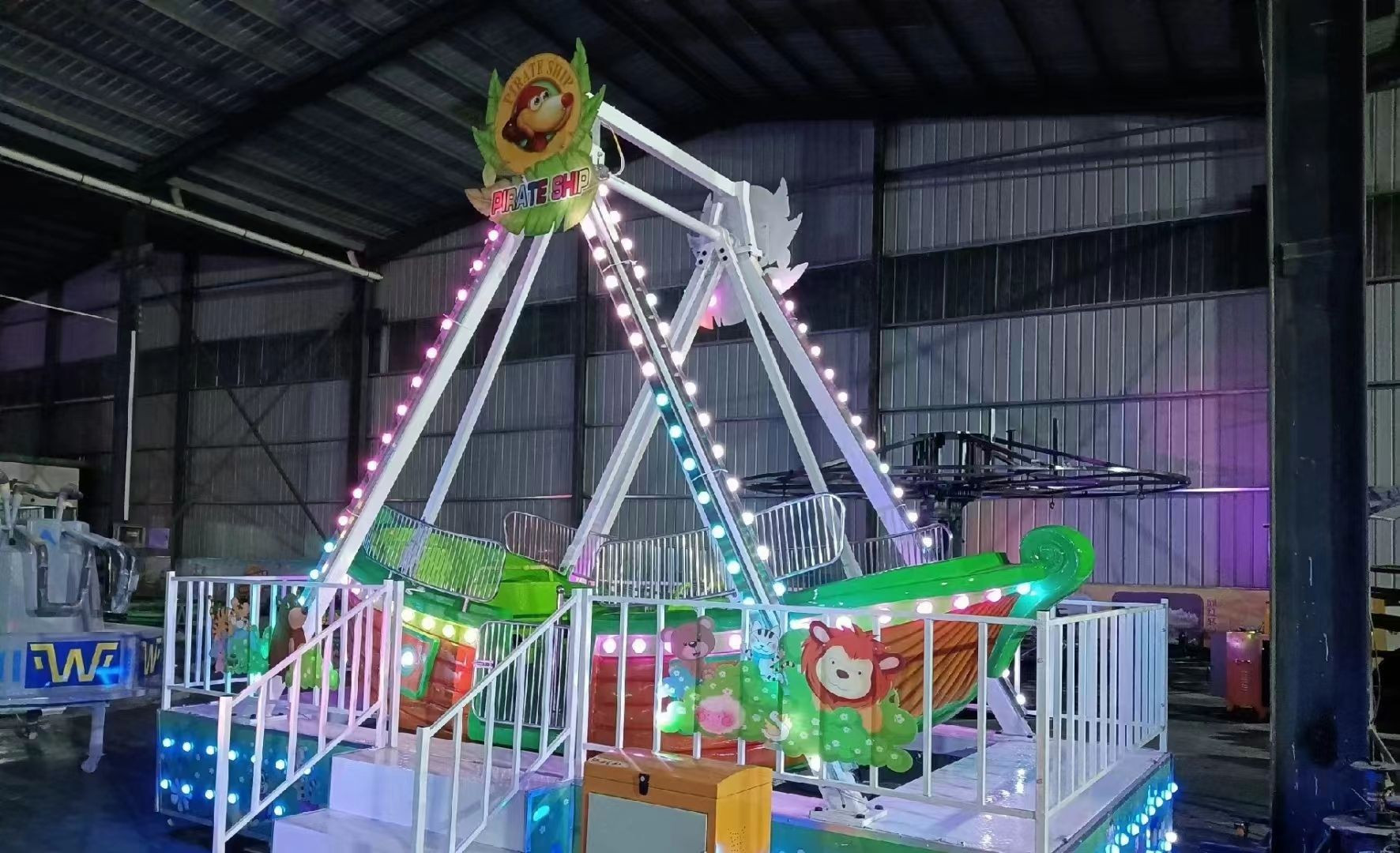 Buy Playground Rides Outdoor Amusement Park Kiddie Pirate Ship With ...