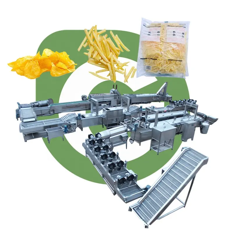 Buy Frozen French Processing Plant Fry Full Automatic Potato Chip ...