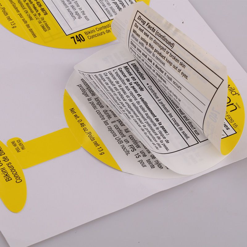 Buy Self-adhesive Multilayer Sticker Label For Packaging from Guangzhou ...