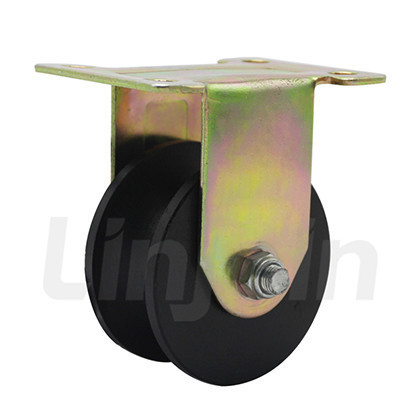 Buy 1000kg Heavy Duty Caster Wheel Iron Rail Caster With Roller Bearing ...