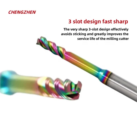 Buy 2-3 Flute Long Neck Deep Groove End Milling Cutter For Cnc Machine ...