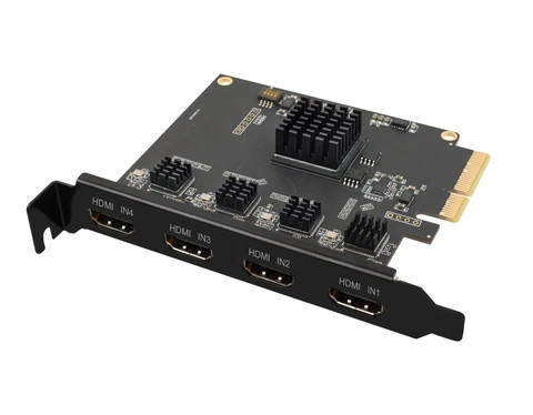 Buy 4 H D M I Pcie Video 4-channel 1.4 1080p 60fps Simultaneous Display ...