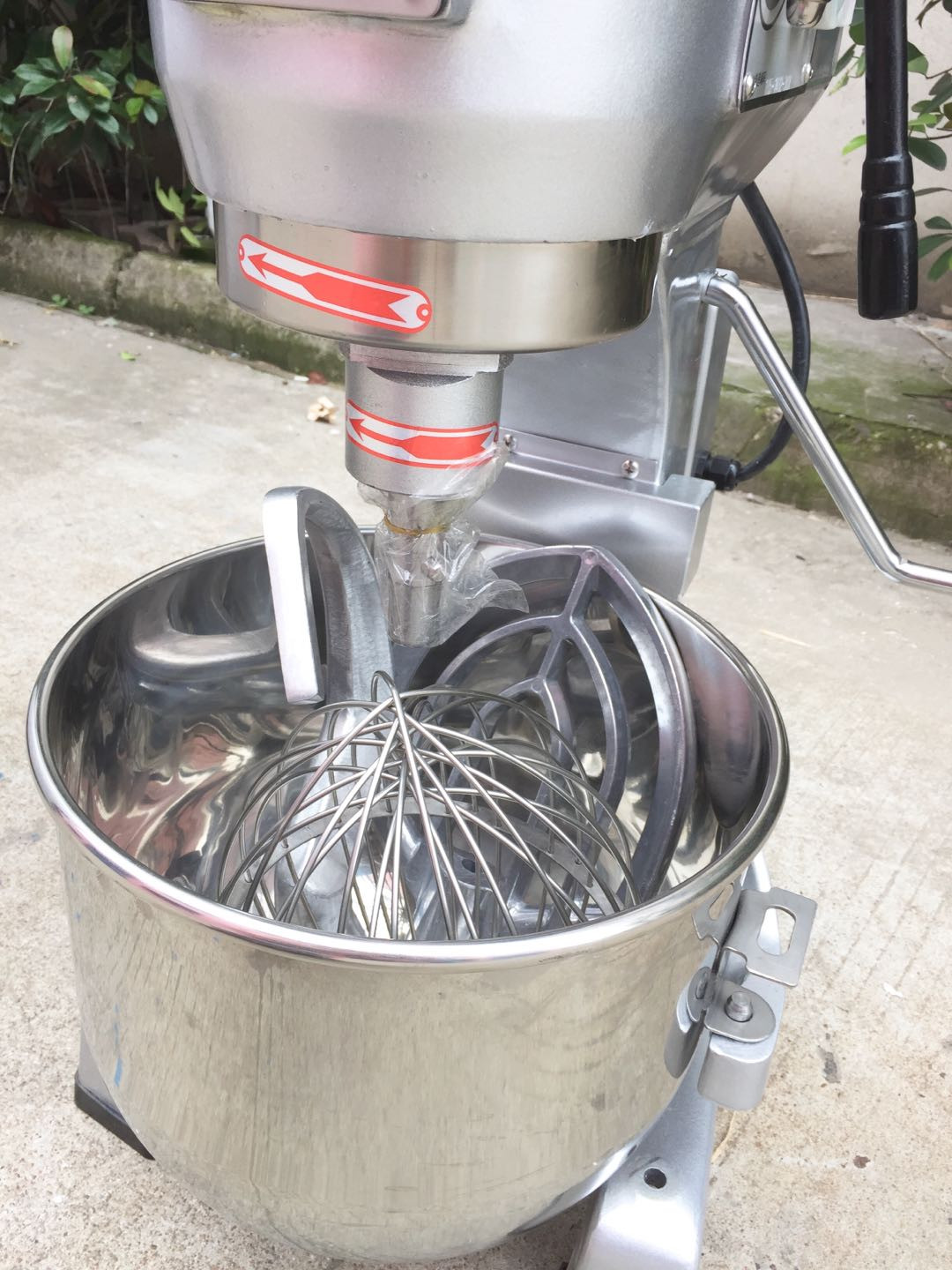 Buy 7 Liter Rotating Stainless Steel Bowl Commercial Heavy Duty ...