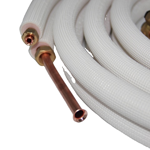 Buy Air Conditioner Copper Pipe Line Set 25m 50m from Changzhou Dabund ...