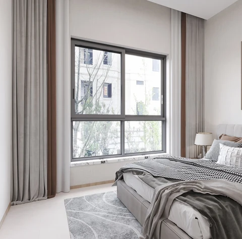 Buy Aluminium Sliding Windows Balcony Slide Glass Window Horizontal ...