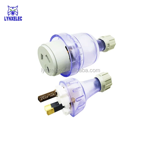 Buy Australia Female Flexible Plug Rewireable Plug Back Entry Plug 250v ...