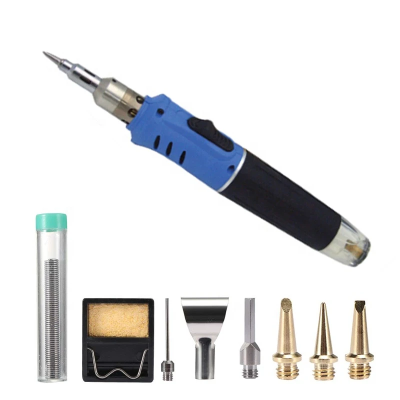Buy Butane Soldering Iron Torch Multipurpose Solder Station Kit With ...