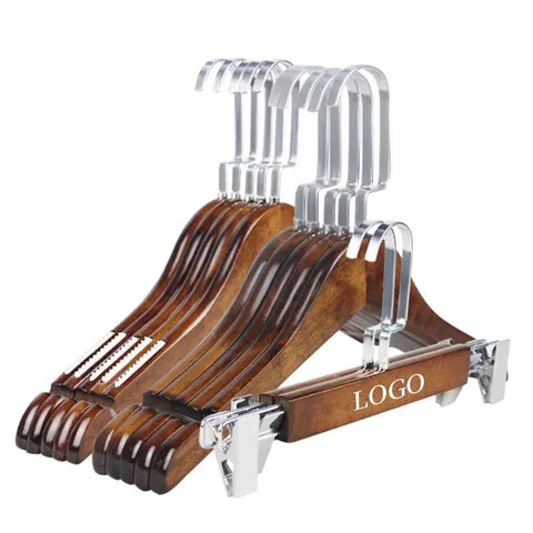 Buy Custom Premium Shirt Coat Adult Clothes Hanger Wooden Suit Pant ...