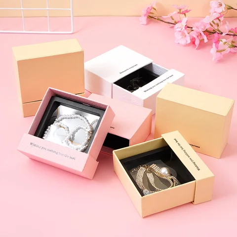 Buy Custom Printed Small Luxury Gift Drawer Boxes Jewelry Set Packaging ...