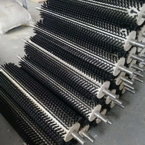 Buy Cylinder Nylon Rotating Solar Panel Cleaning Brush Rollers China ...