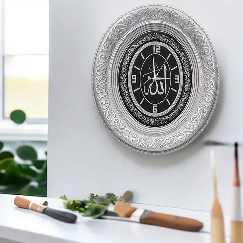 Buy Designer Muslim Azan Wall Clock And Art Bedroom Living Room Large ...