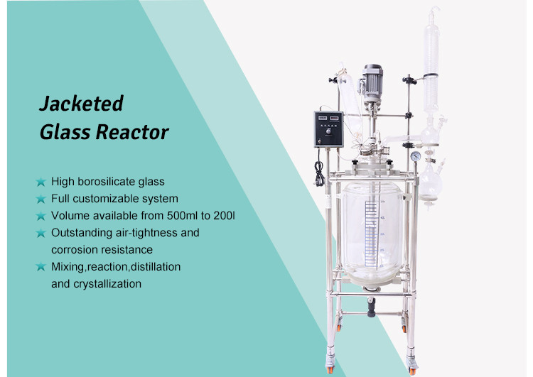 Buy Double Walled Cylindrical Bioreactor Glass Reactor Vessel from ...