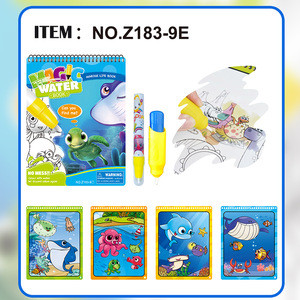 Buy Educational Drawing Set Water Drawing Magic Painting Doodle Book ...