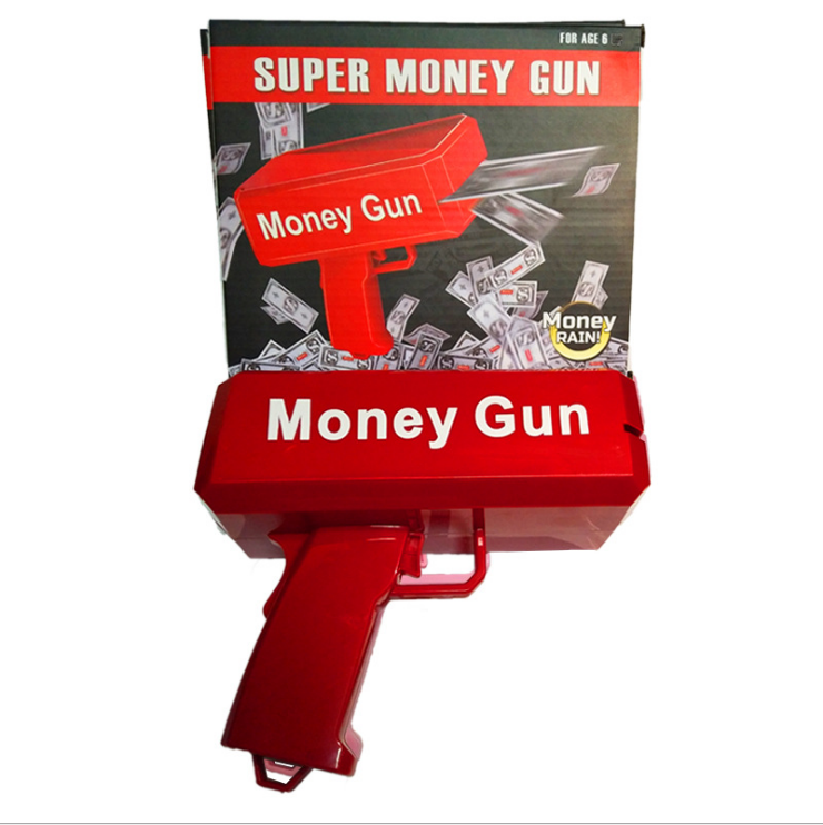 Buy Electric Burst Money Spray Gun Toy Gun Creative Decompression ...