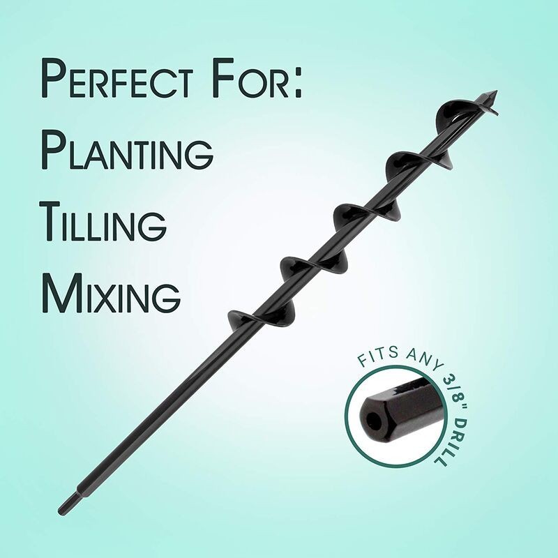 Buy Garden Grass Plug Plant Flower Bulb Auger 2x24inch from Shaoxing ...