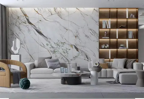 Buy Glossy 9mm Burnt Stone Large Plate Engraved Fish Maw Gold Porcelain ...