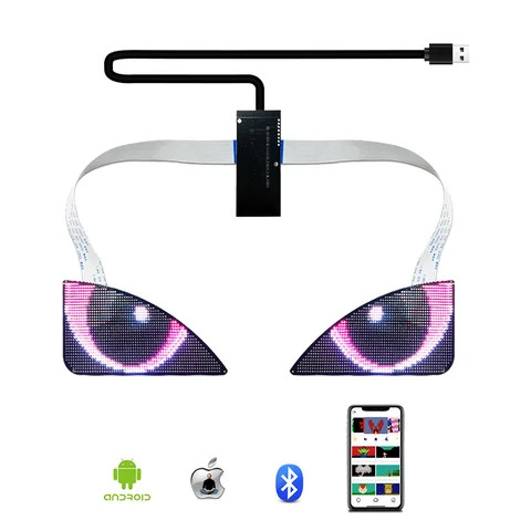 Buy Grownswinking Eyes Led Panel Display Blinking Screen App ...