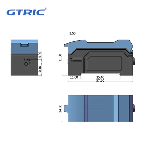 Buy Gtric Label Color Detection Photoelectric Sensor Rgb Color Light ...