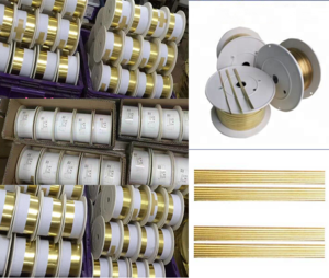 Buy H65 Embossed Copper Strips For Copper Strip Riveting Machine Wire ...