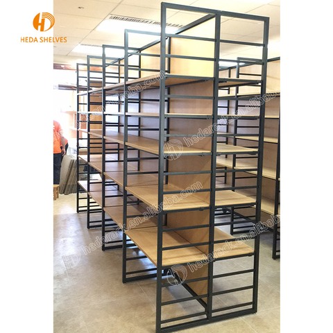 Buy Heda Miniso Retail Store Shelf Steel Wood High-end Customized ...