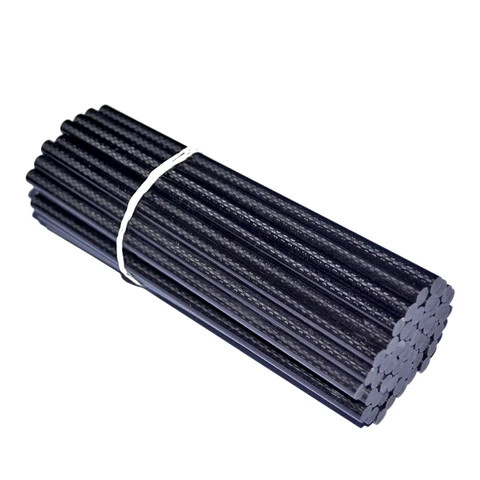 Buy High Quality Custom Large Diameter Carbon Fiber Rods Glossy Carbon ...