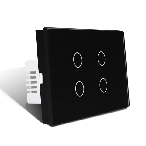 Buy Larkkey Wifi Tuya Remote Control Switch Us Standard 4 Gang Smart ...