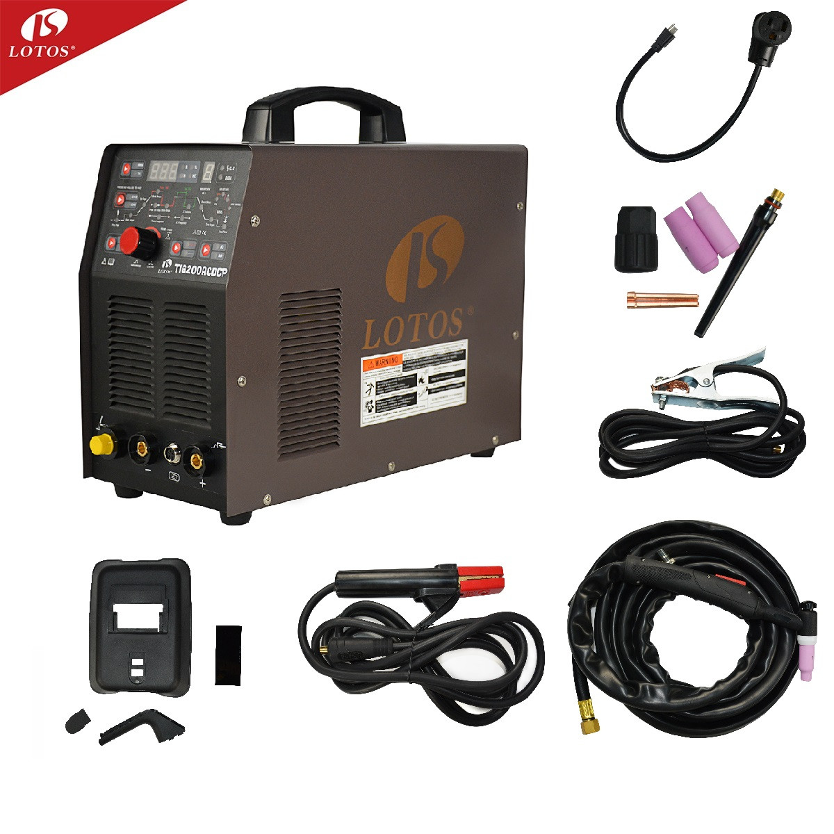 Buy Lotos Tig Welder Ac Dc Pulse Tig 200a 110v 220v Ac Dc Inverter Tig ...