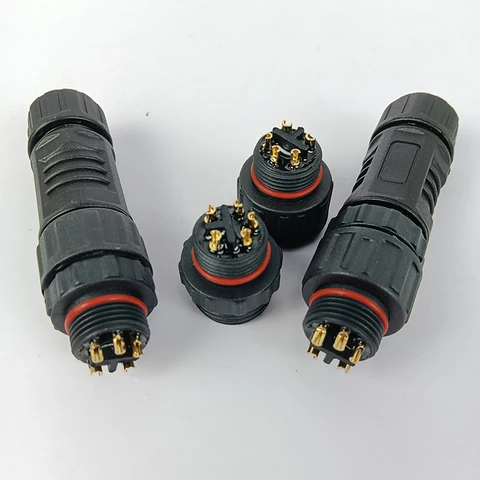 Buy M16 Threaded Wire Outdoor Cable Street Light Aviation Plug Joint ...