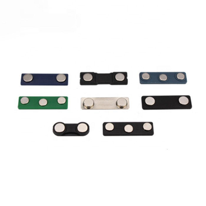 Buy Magnet Clip Card Holder Plastic Magnetic Name Badges Neodymium ...