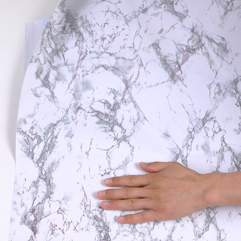 Buy Marble Sticker Self Adhesive Vinyl Contact Paper Decorative Film ...