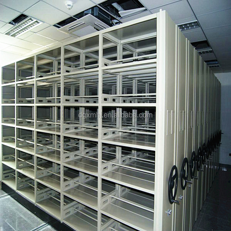 Buy Mass Mechanical Movable Metal Library Shelving from Dongguan ...