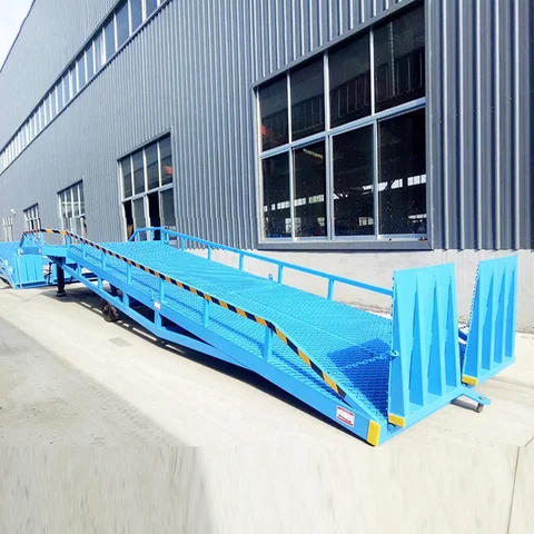 Buy Mobile Loading Dock Ramp Steel Container Loading Platform Forklift Ramp from Shandong Kirin ...