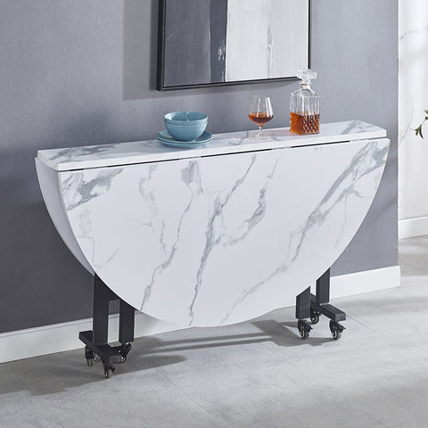 Buy Modern Dining Room Furniture Luxury Round Foldable Dinner Dinning ...