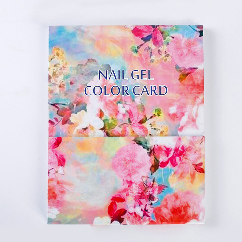Buy Nail Color Card Display Template Sample Nail Polish Glue Swatch ...