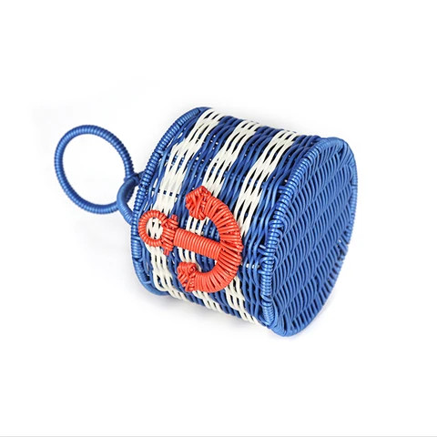 Buy New Style Iron Pe Rattan Woven Flare Caddy Eco-friendly ...