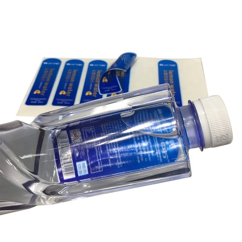 Buy Personalised Oblong Double Side Sticker Mineral Water Bottle ...