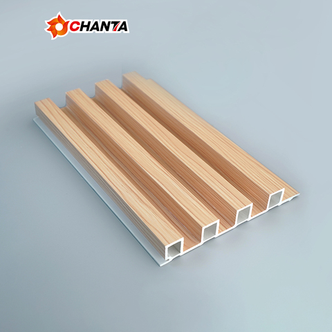 Buy Red Silk Oak New Technique Wpc Wall Panel Outdoor from Linyi Chanta ...
