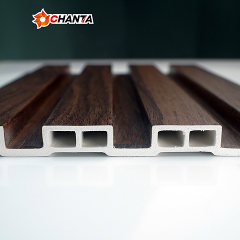 Buy Red Silk Oak New Technique Wpc Wall Panel Outdoor from Linyi Chanta ...