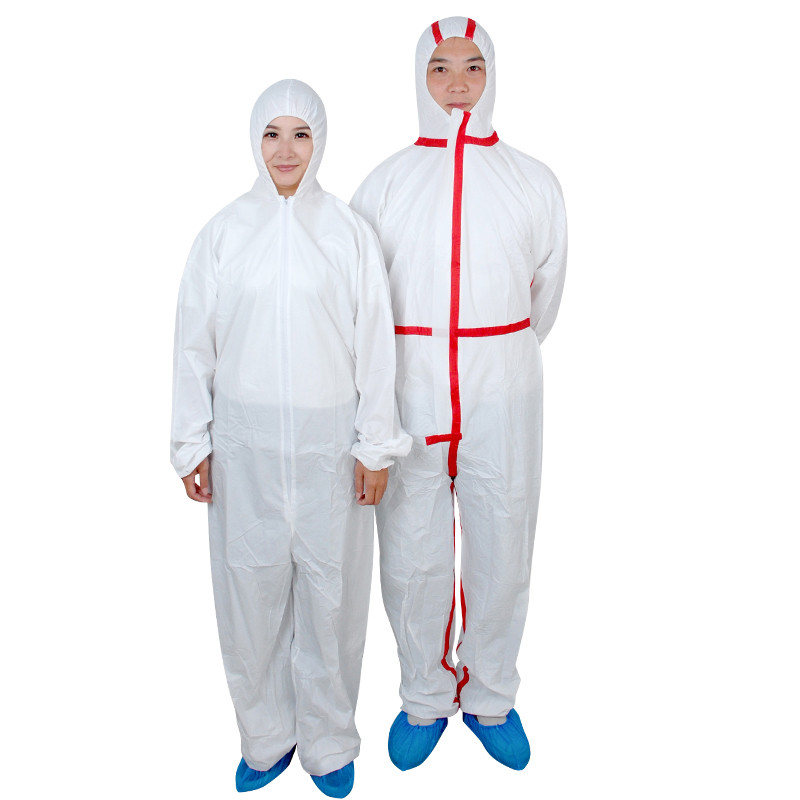 Buy Safety Protective Clothing Food Disposable Microporous Coverall ...