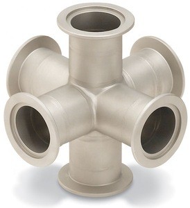 Buy Sanitary Vacuum Iso-k Conflat Cf 4way Pipe Fitting For Pipe Flange ...