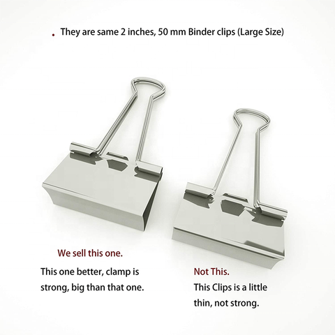 Buy Silver Metal Assorted Sizes Acceptable Oem Logo Dovetail Clip Paper ...