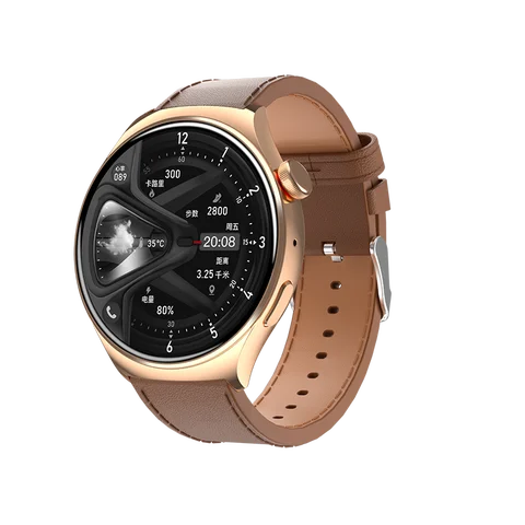 Buy Sk25 2024 New Product Round Screen Men Smartwatch Voice Assistant ...