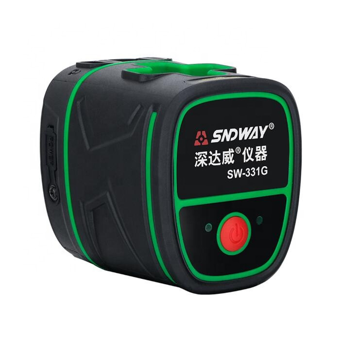 Buy Sndway Sw-331g Laser Level 2 Lines Vertical Horizontal Measuring ...