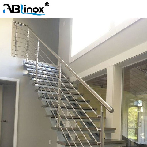 Buy Stainless Steel Indoor Metal Balustrade Staircase Tube Stainless ...