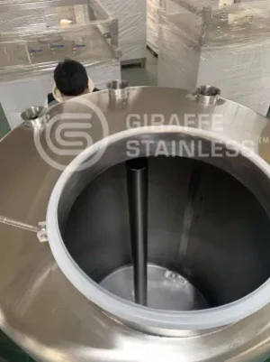 Buy Stainless Steel Milk Mixer Mixing Blending Tank Machine For Dairy ...