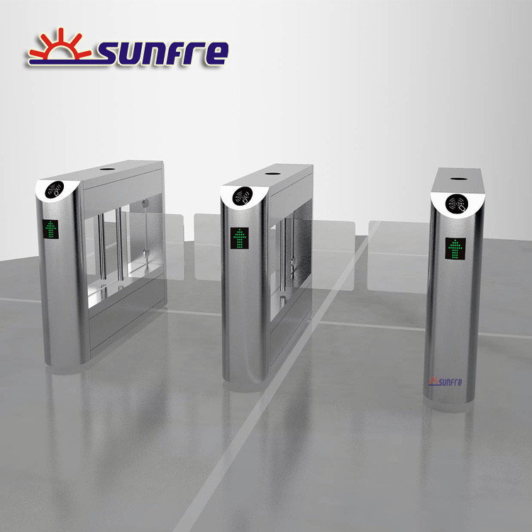 Buy Supermarket Swing Barrier Gate One Way Direction Accessing Control ...