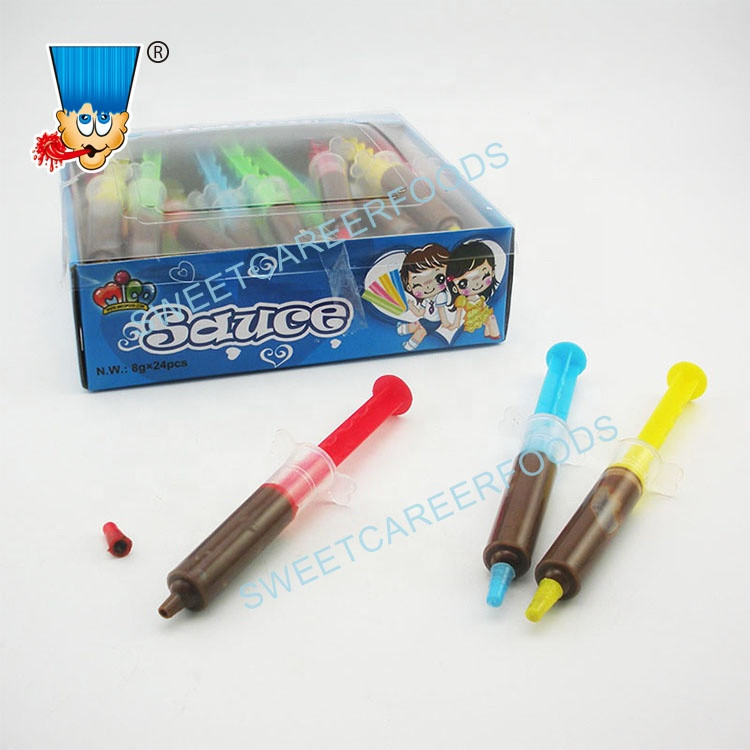 Buy Syringe Shape Injection Needle Tubing Chocolate Jam Liquid Candy ...