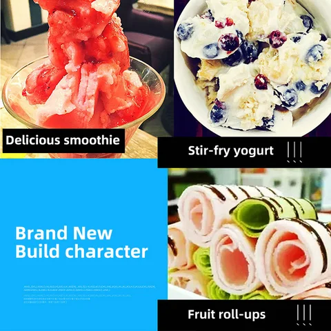 Buy Table Top Counter Top Desktop Fried Ice Cream Machine /fry Roll Ice ...