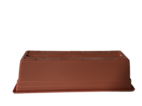 Buy Terracotta Large Rectangle Plastic Plant Pots Planters from ...